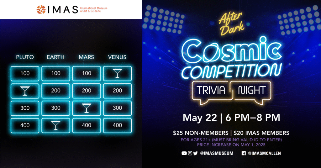IMAS After Dark: Cosmic Competition Trivia Night - Stayinmcallen